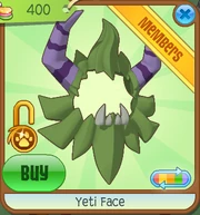 Yeti Face | Animal Jam Item Worth Wiki | Fandom