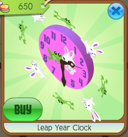 Leap Year Clock | Animal Jam Item Worth Wiki | Fandom