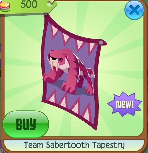 Sabertooth Collection | Animal Jam Item Worth Wiki | Fandom