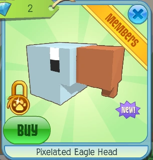Pixelated Heads | Animal Jam Item Worth Wiki | Fandom