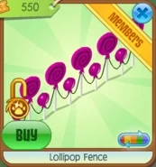 Lollipop Fence | Animal Jam Item Worth Wiki | Fandom