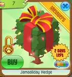 Jamaaliday Hedge | Animal Jam Item Worth Wiki | Fandom