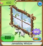 Jamaaliday Window | Animal Jam Item Worth Wiki | Fandom
