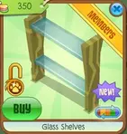 Glass Shelves | Animal Jam Item Worth Wiki | Fandom