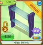 Glass Shelves | Animal Jam Item Worth Wiki | Fandom