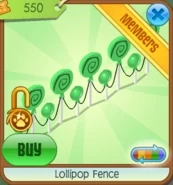 Lollipop Fence | Animal Jam Item Worth Wiki | Fandom