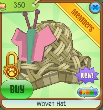 Woven Hat | Animal Jam Item Worth Wiki | Fandom
