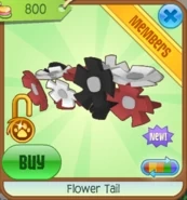 Flower Tail | Animal Jam Item Worth Wiki | Fandom