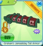 Jamaaliday Alpha Armor | Animal Jam Item Worth Wiki | Fandom