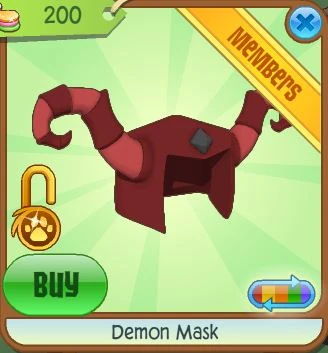 Demon Mask | Animal Jam Item Worth Wiki | Fandom