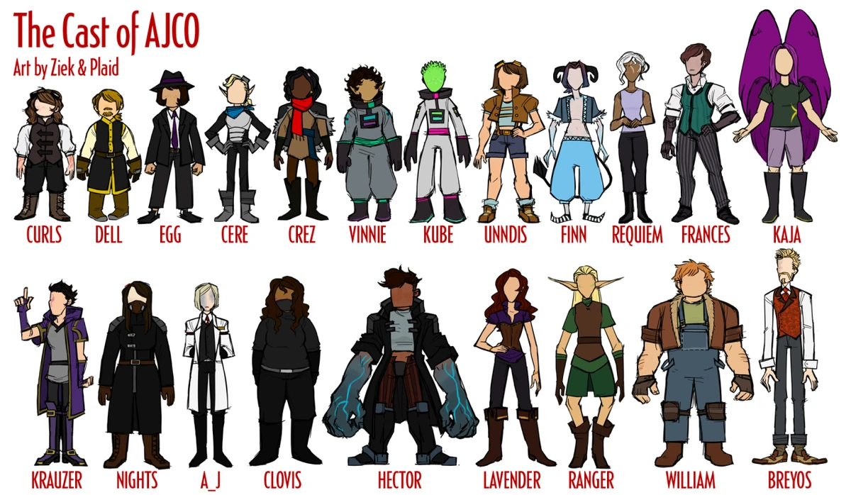 Characters | AJCO Wiki | Fandom