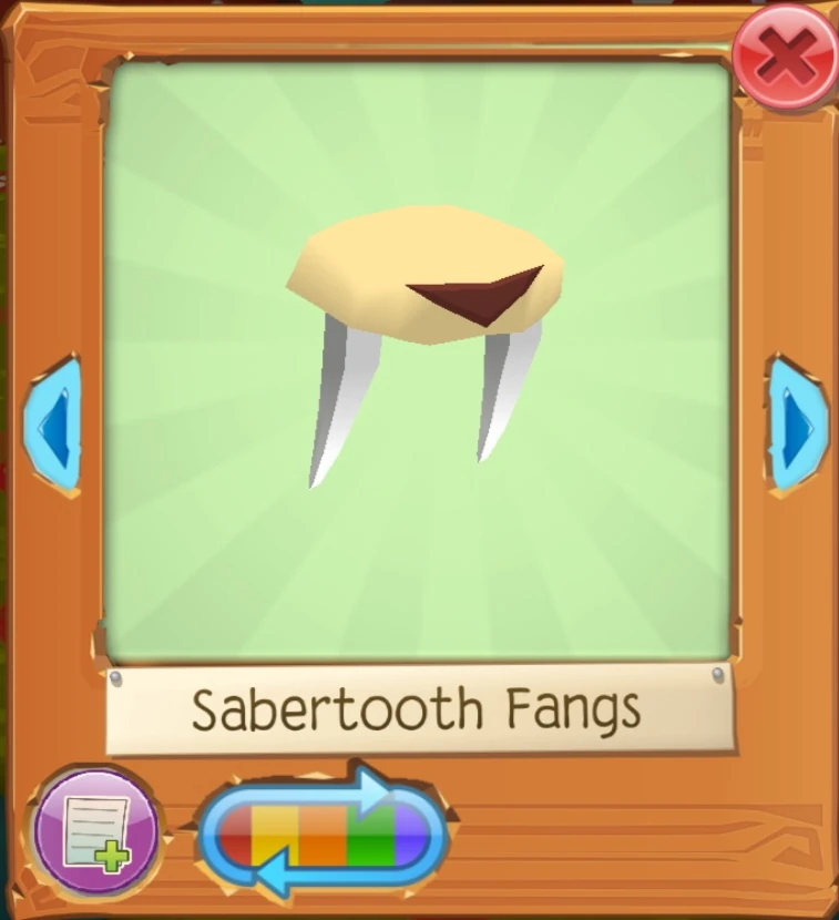 Sabertooth Fangs | Animal Jam Wiki | Fandom