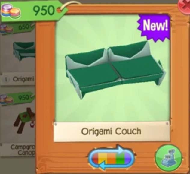 Origami Couch | Animal Jam Wiki | Fandom