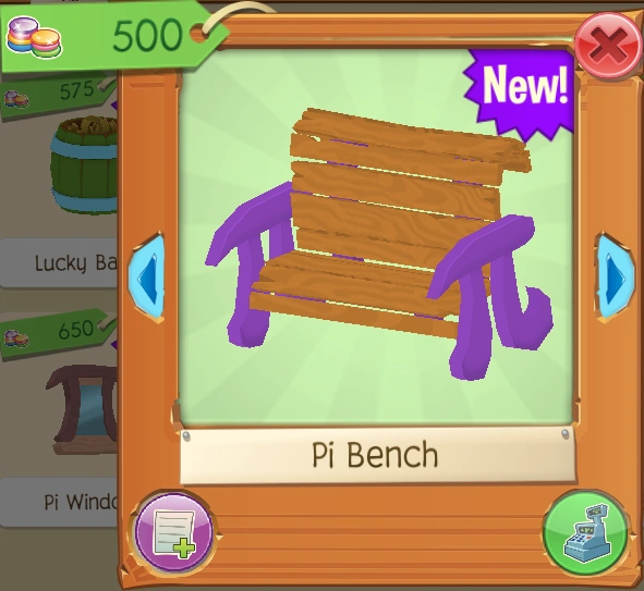 Pi Bench | Animal Jam Wiki | Fandom