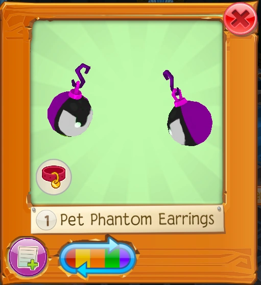 Pet Phantom Earrings | Animal Jam Wiki | Fandom