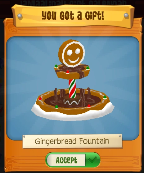 Gingerbread Fountain | Animal Jam Wiki | Fandom
