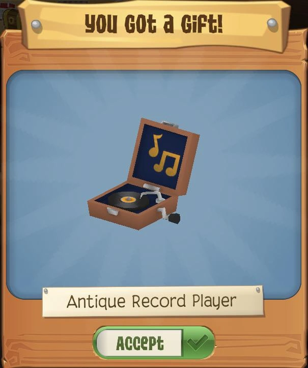 Antique Record Player | Animal Jam Wiki | Fandom