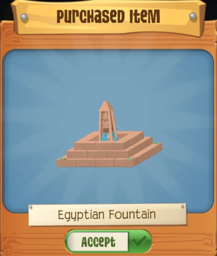 Egyptian Fountain | Animal Jam Wiki | Fandom