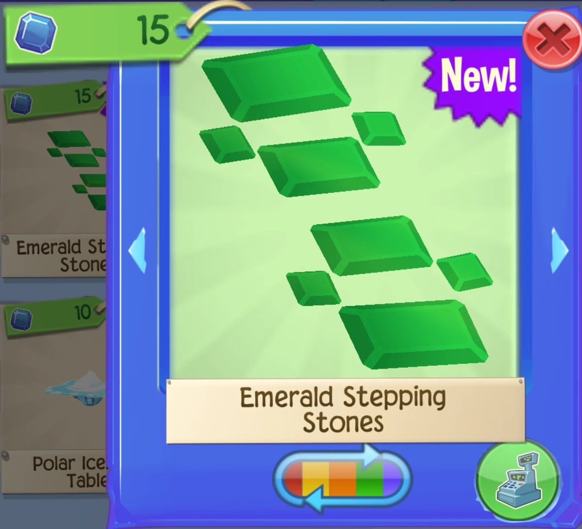 Emerald Stepping Stones | Animal Jam Wiki | Fandom
