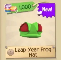 Leap Year Frog Hat | Animal Jam Wiki | Fandom