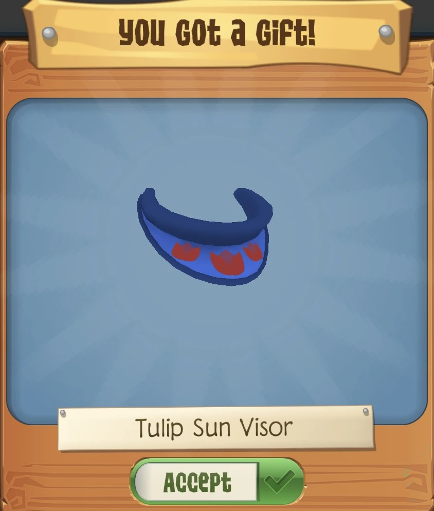 Tulip Sun Visor/Login Gift | Animal Jam Wiki | Fandom