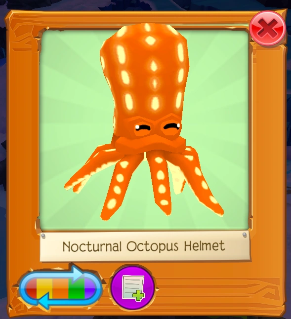 Nocturnal Octopus Helmet | Animal Jam Wiki | Fandom