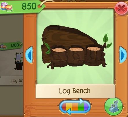 Log Bench | Animal Jam Wiki | Fandom