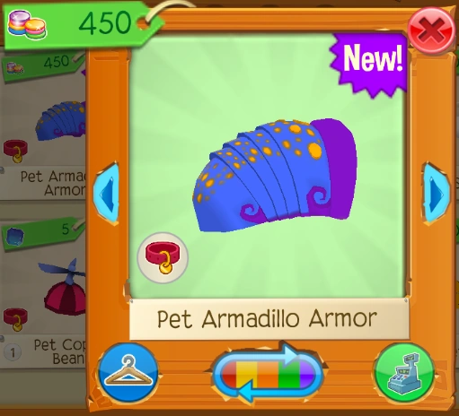 Pet Armadillo Armor | Animal Jam Wiki | Fandom