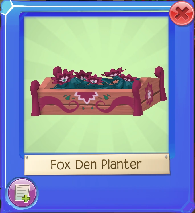Fox Den Planter | Animal Jam Wiki | Fandom