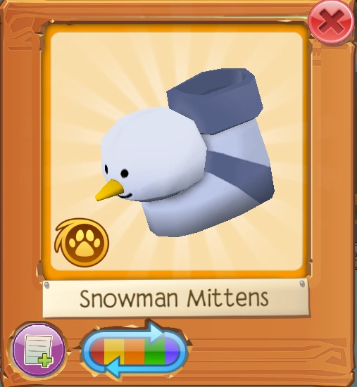 Snowman Mittens | Animal Jam Wiki | Fandom