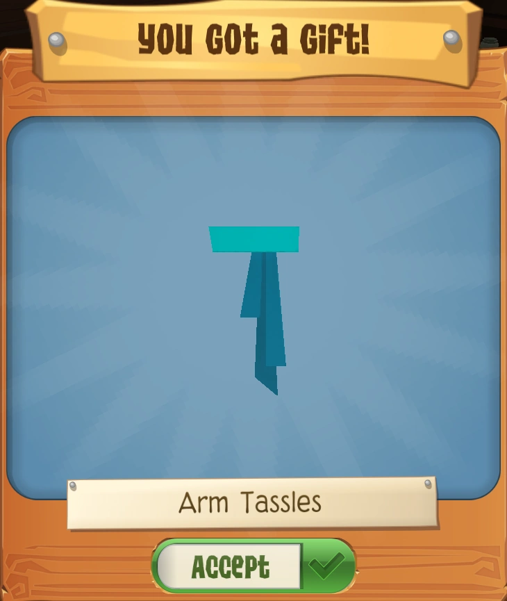 Arm Tassels/Pack Chest | Animal Jam Wiki | Fandom