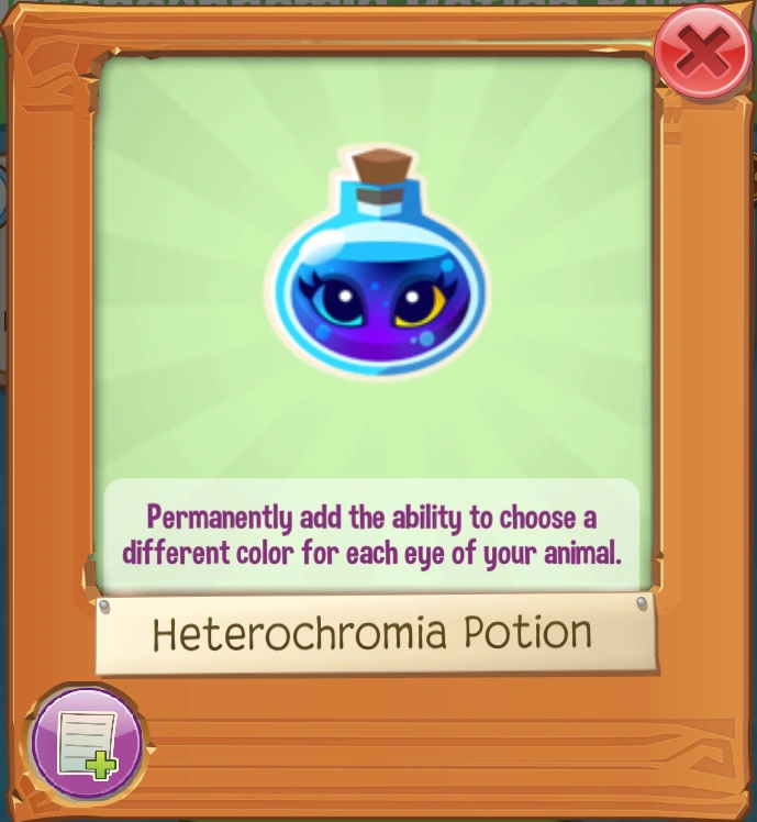 Heterochromia Potion | Animal Jam Wiki | Fandom