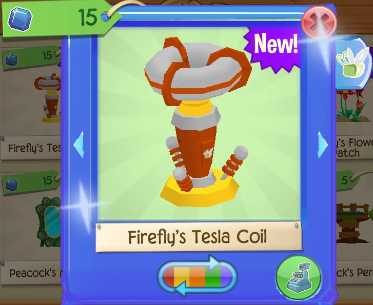 Firefly's Tesla Coil | Animal Jam Wiki | Fandom