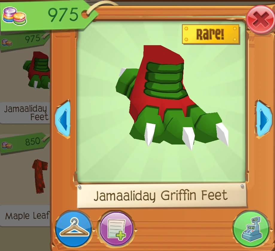 Jamaaliday Griffin Feet | Animal Jam Wiki | Fandom