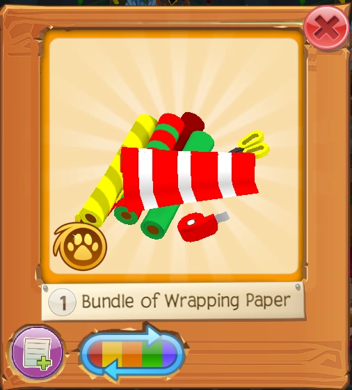 Bundle of Wrapping Paper | Animal Jam Wiki | Fandom