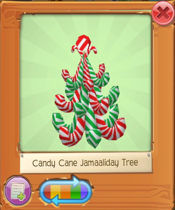 Candy Cane Jamaaliday Tree | Animal Jam Wiki | Fandom