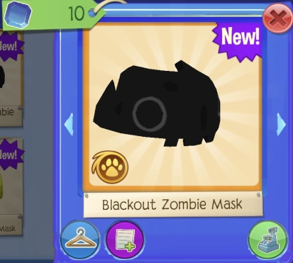 Blackout Zombie Mask | Animal Jam Wiki | Fandom