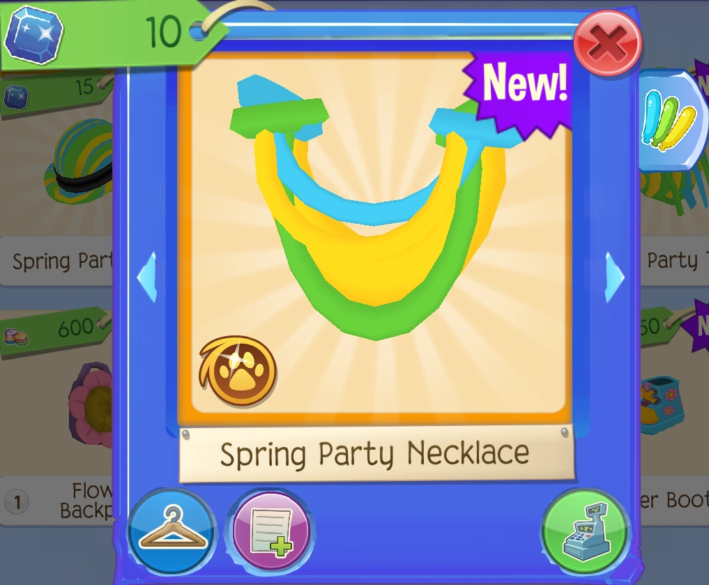 Spring Party Necklace | Animal Jam Wiki | Fandom