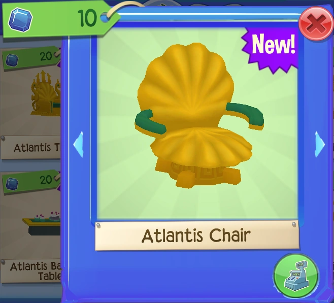 Atlantis Chair | Animal Jam Wiki | Fandom