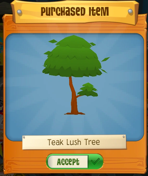Teak Lush Tree | Animal Jam Wiki | Fandom
