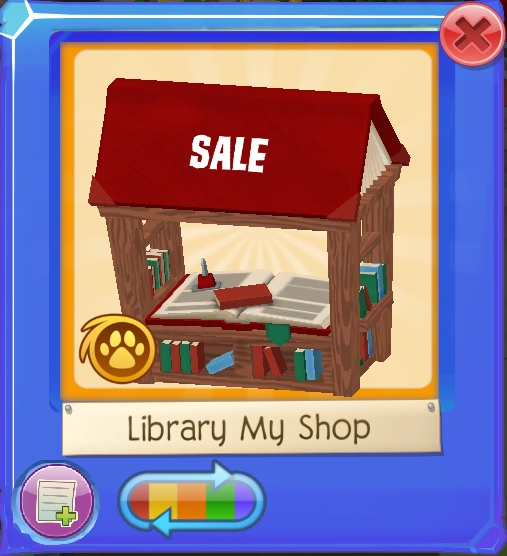Library My Shop | Animal Jam Wiki | Fandom