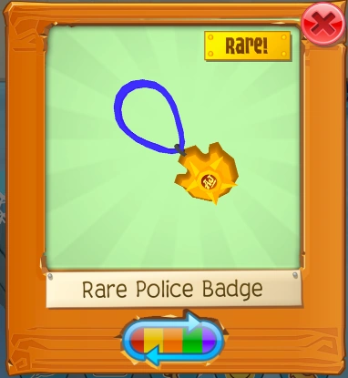 Police Badge/Rare | Animal Jam Wiki | Fandom