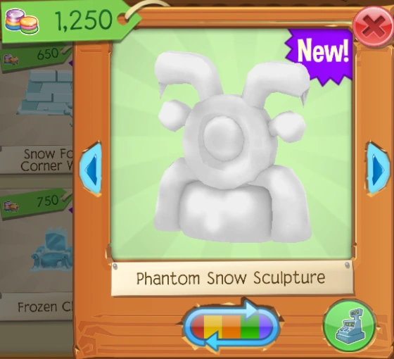 Phantom Snow Sculpture | Animal Jam Wiki | Fandom