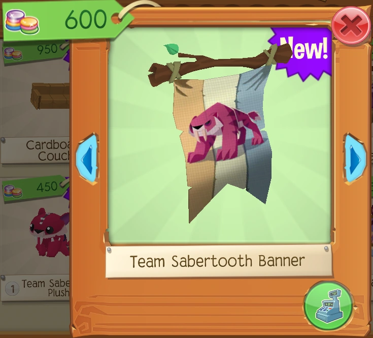Team Sabertooth Banner | Animal Jam Wiki | Fandom