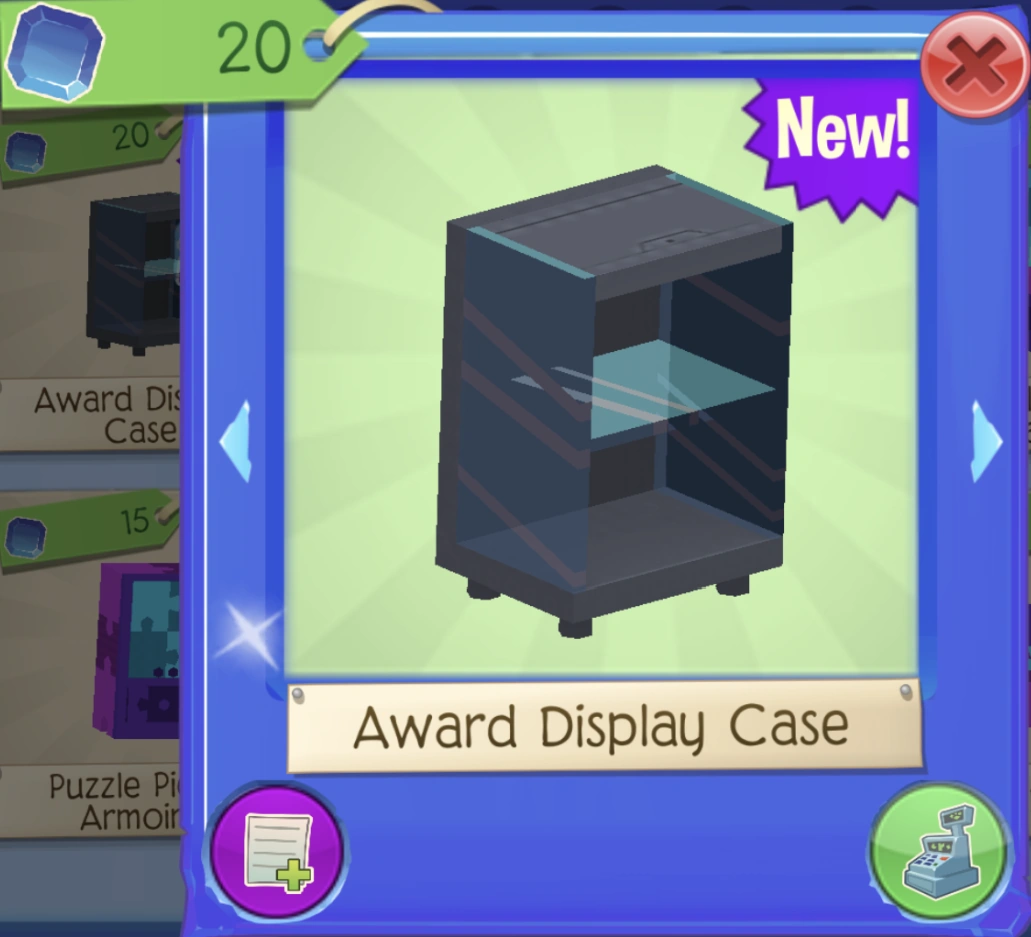 Award Display Case | Animal Jam Wiki | Fandom