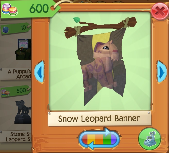 Snow Leopard Banner | Animal Jam Wiki | Fandom