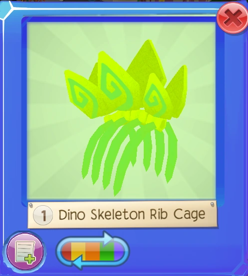 Dino Skeleton Rib Cage | Animal Jam Wiki | Fandom