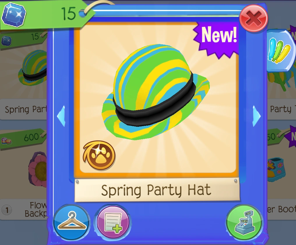 Spring Party Hat | Animal Jam Wiki | Fandom