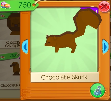 Chocolate Skunk | Animal Jam Wiki | Fandom
