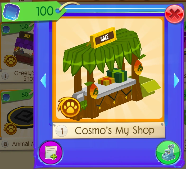 Cosmo's My Shop | Animal Jam Wiki | Fandom